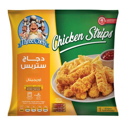 Three Chefs Chicken Strips - 1kg price in Egypt | Carrefour Egypt ...