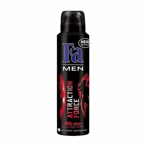 Fa Men Spray Deodorant, Attraction Force - 150 ml price in Egypt ...