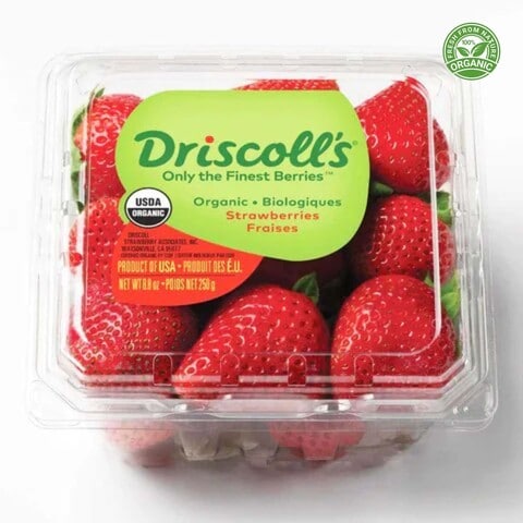 Driscolls Organic Strawberries 250g price in UAE | Carrefour UAE ...