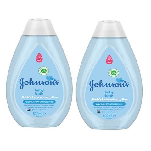 Johnsons Baby Bath Blue 500ml Pack of 2 price in UAE | Carrefour UAE ...