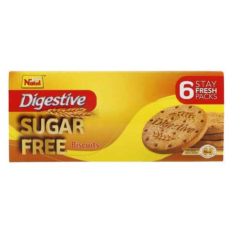 Nabil Digestive Sugar Free Biscuit 41g x6 price in Kuwait | Carrefour ...