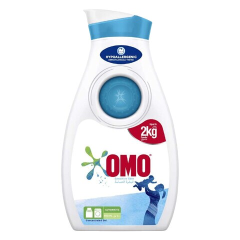 OMO LAUNDRY DETERGENT CONCENTRATED GEL FOR SENSITIVE SKIN 900ML price ...