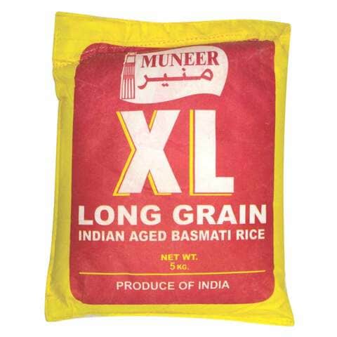 Muneera Long Grain Indian Basmati Rice 5kg price in Kuwait | Carrefour ...