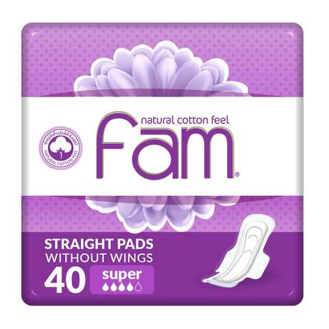 Fam Maxi Sanitary Pad Classic with Wings Super 40 pads Online ...