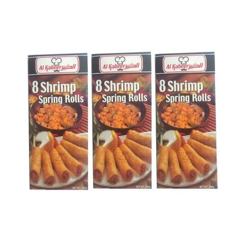 Al Kabeer 8 Shrimp Spring Rolls 280g Pack of 2 price in UAE | Carrefour ...