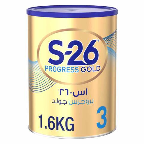 Wyeth S-26 Progress Gold Premium Milk Powder Stage 3 1-3 Years 1.6kg price in Kuwait | Carrefour ...