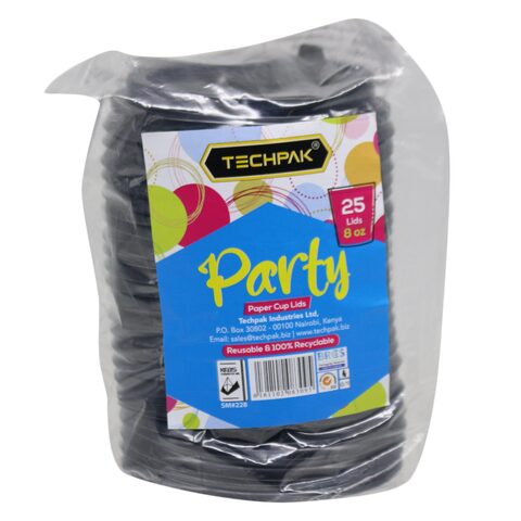 Buy Techpak Lids For Paper Cup 25 Pieces Online - Carrefour Kenya