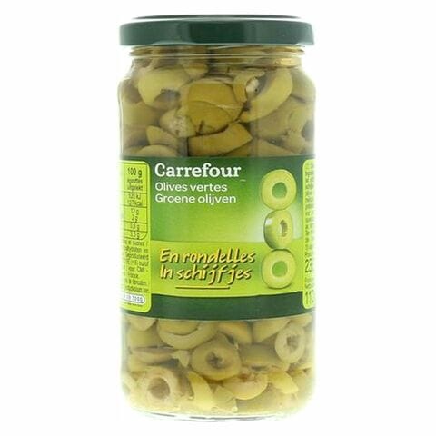 Carrefour Sliced Green Olives 244ml price in UAE | Carrefour UAE ...