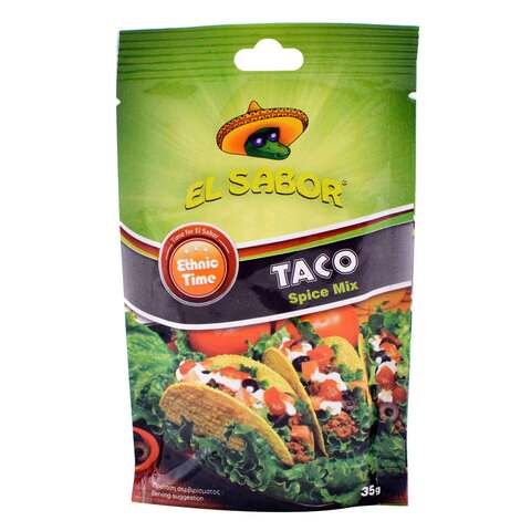 Buy El Sabor Taco Spice Mix 35g Online - Carrefour Kenya