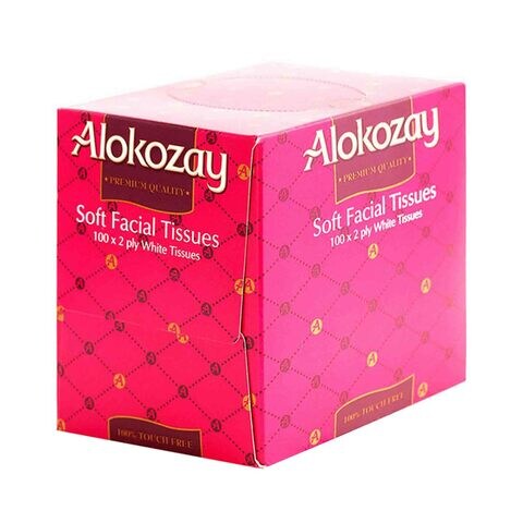 Alokozay 2 Ply Soft Facial Tissue 100 Sheets price in UAE | Carrefour ...