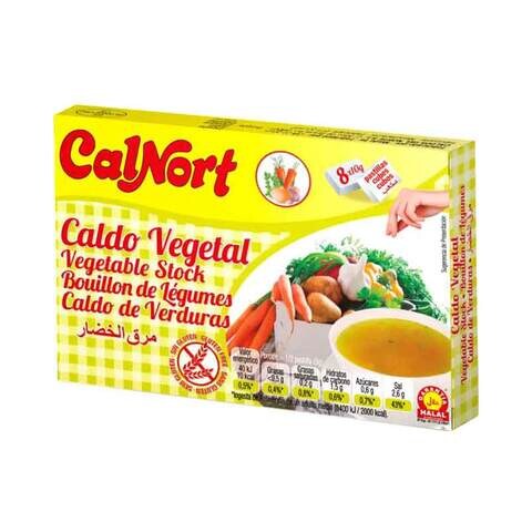 Calnort Vegetable Bouillon Cubes - 80 gram price in Egypt | Carrefour ...