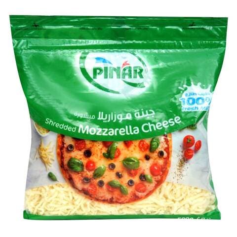 PINAR MOZZARELLA SHREDD CHEESE 500G price in Kuwait | Carrefour Kuwait ...