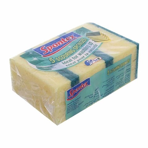 Spontex Cleaning Sponges - 5 Pieces price in Egypt | Carrefour Egypt ...