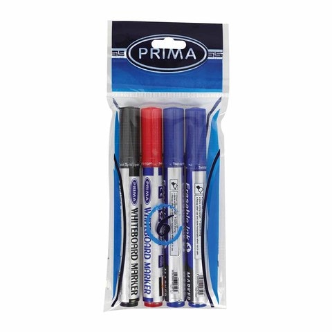 Prima Assorted Whiteboard Marker - 4 Markers price in Egypt | Carrefour ...