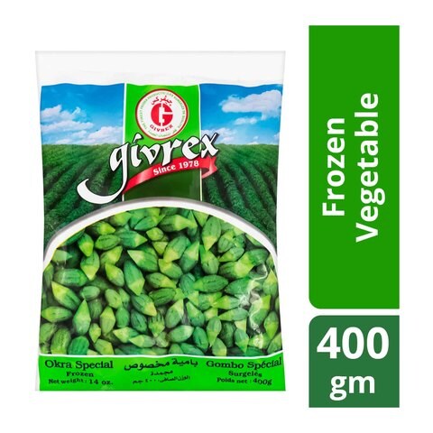 Givrex Frozen Special Zero Okra - 400 gram Online | Carrefour Egypt