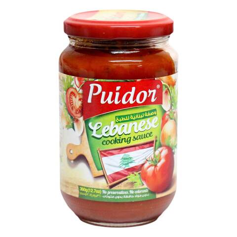 Buy Puidor Lebanese Cooking Sauce 360g Online - Shop Food Cupboard on ...