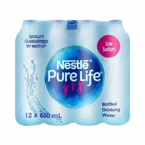 Nestle Pure Life Drinking Water 600mlx12 price in UAE | Carrefour UAE ...