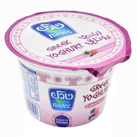 Nadec Mixed Berry Greek Yoghurt 160g price in Kuwait | Carrefour Kuwait ...
