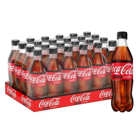Coca Cola Zero Calories Soft Drink 500ml x Pack of 24 price in Kuwait ...