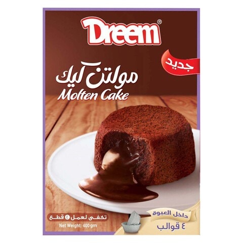 Dreem Chocolate Molten Cake Mix - 400 gram Online | Carrefour Egypt