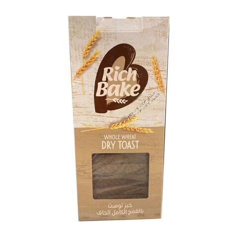 Rich Bake Whole Wheat Dry Toast - 390 gm Online | Carrefour Egypt
