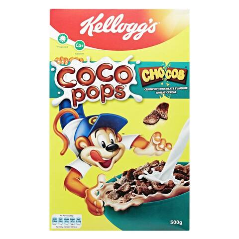 Kelloggs Coco Pops Chocos Cereal 500g price in UAE | Carrefour UAE ...