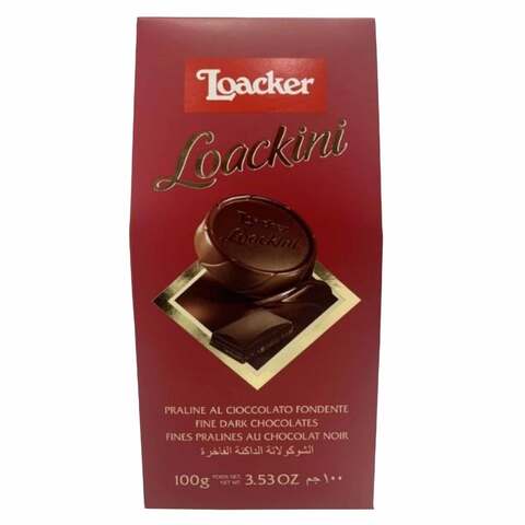 Loacker Loackini Dark Chocolate 100g price in Kuwait | Carrefour Kuwait ...