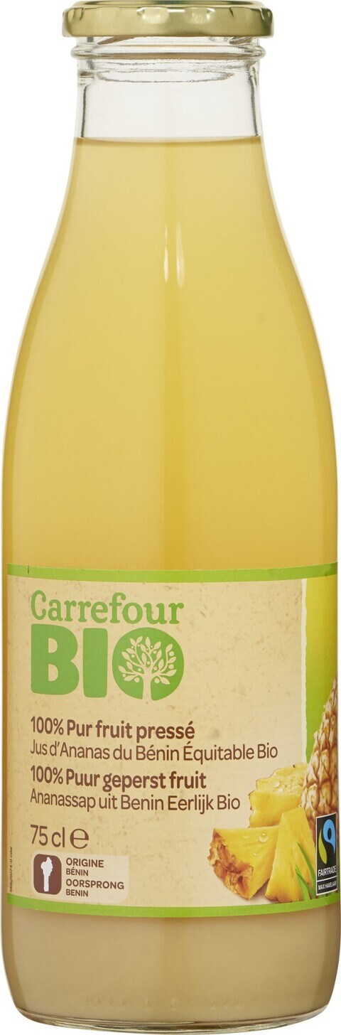 CRF BIO PINEAPPLE JUICE 750ML price in Kuwait | Carrefour Kuwait ...