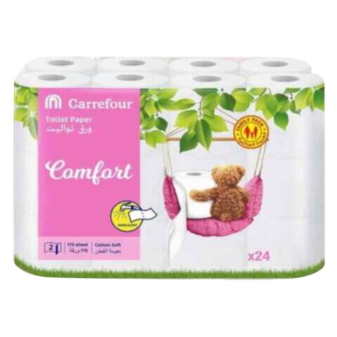 CRF TOILETT ROLL 2 PLY X24 price in Kuwait | Carrefour Kuwait ...