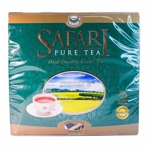 Buy Ketepa Safari High Quality Enveloped Pure Kenya Tea Bags 200g (100 ...