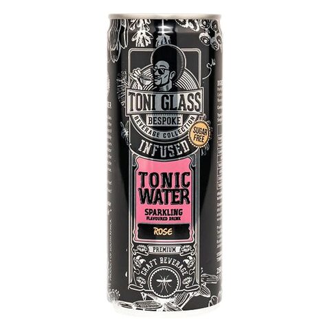 Buy Toni Glass Rose Tonic Water Sparkling Flavoured Drink 250Ml Online ...