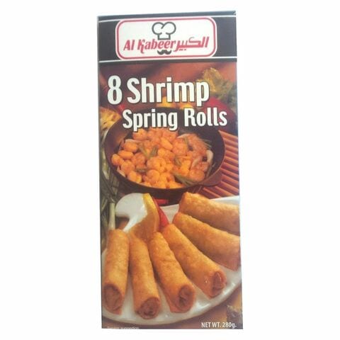 Al Kabeer 8 Shrimp Spring Rolls 280g price in UAE | Carrefour UAE ...