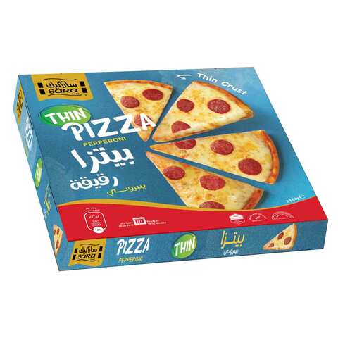 SARA THIN PEPPERONI PIZZA 500G price in Kuwait | Carrefour Kuwait ...