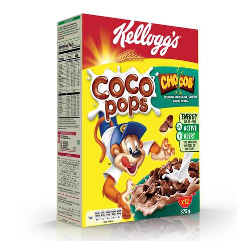 Kellogg's Choco Pops Breakfast Cereal - 330 gram Online | Carrefour Egypt