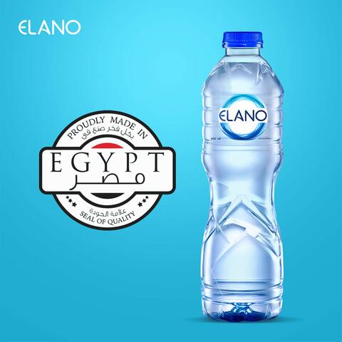 Elano Natural Drinking Water - 600 ml - 20 Pieces Online | Carrefour Egypt