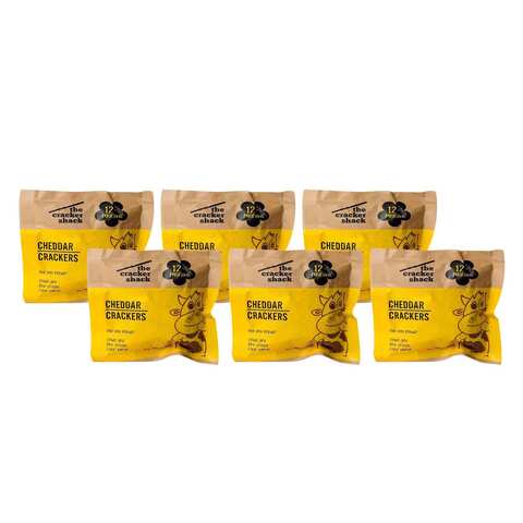 Buy The Cracker Shack Cheddar Crackers 30g x 6 Pieces Online ...