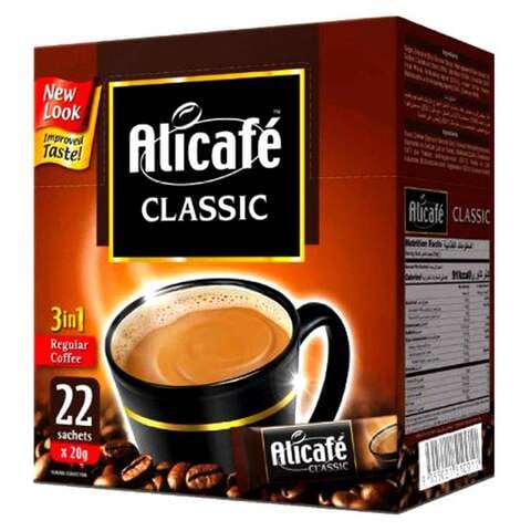 Alicafe Classic 3-In-1 Regular Instant Coffee 20g Pack of 22 price in ...