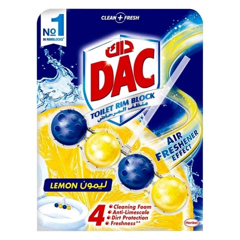 DAC Power Active Lemon Toilet Rim Block Cleaner 50g price in UAE ...