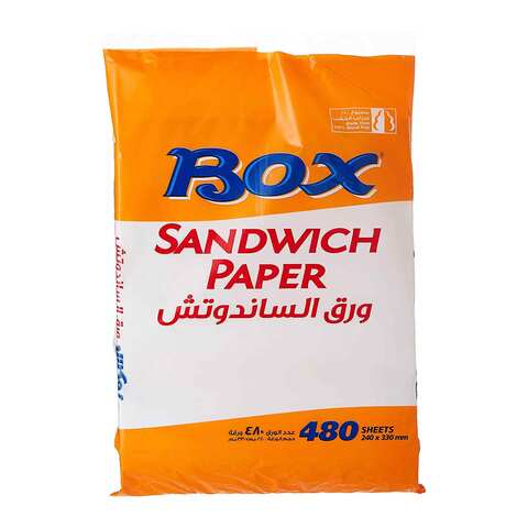 BOX Sandwich Paper 480 Sheets price in Saudi Arabia | Carrefour Saudi ...