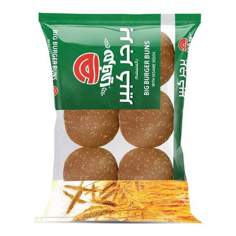 Herfy Big Burger Buns With Sesame Seeds 400g 6 Pieces price in Saudi ...
