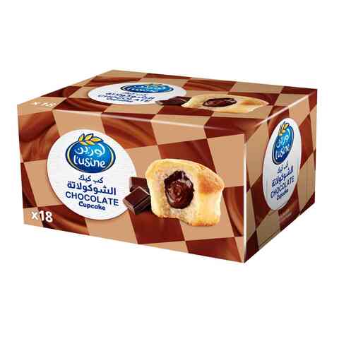 lusine Chocolate Cupcake 30g Pack of 18 price in UAE | Carrefour UAE ...