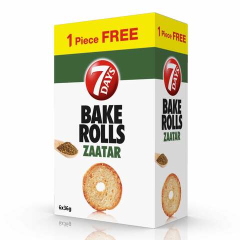 7Days Bake Rolls Zatar 36gx 5+1 Free price in Saudi Arabia | Carrefour ...