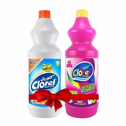 Clorel Original Bleach - 1050gm + Clorel Colors Bleach - 1Kg Online ...
