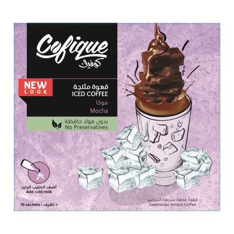 Cofique Iced Coffee Mocha 24g 10 price in Saudi Arabia | Carrefour ...