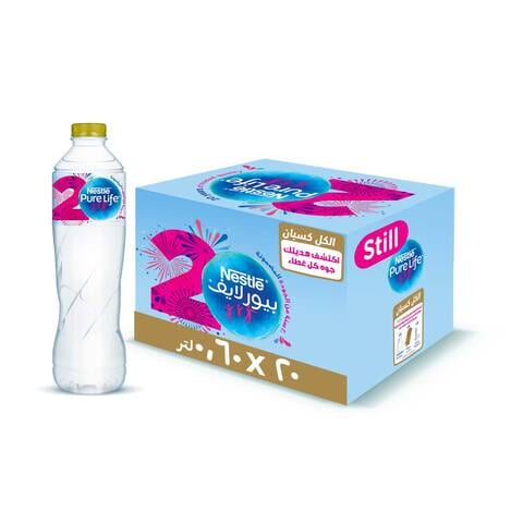 Nestle Pure Life Bottled Drinking Water - 600 ml - Pack of 20 Online ...