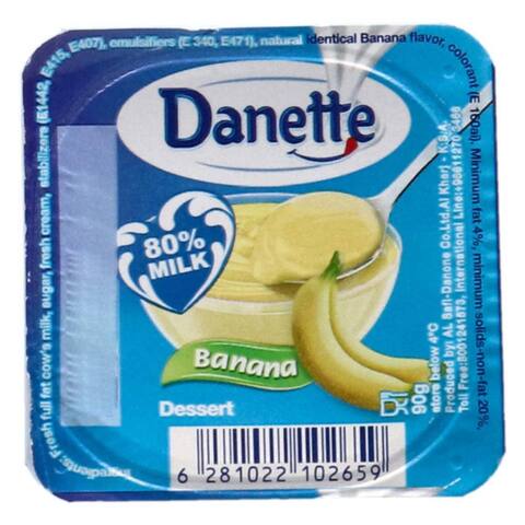 Danette Banana Dessert 90g price in Kuwait | Carrefour Kuwait ...
