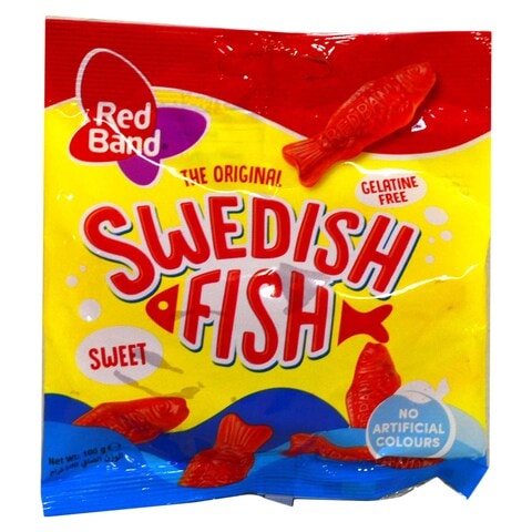 Red Band The Original Swedish Fish Gummy Candy 100g Online | Carrefour UAE