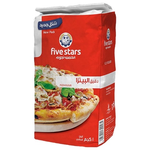 Five Stars Pizza Flour - 1 kg price in Egypt | Carrefour Egypt ...