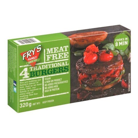 Buy Fry's Frozen Vegetable Traditional Style Burger 320g Online - Carrefour Kenya