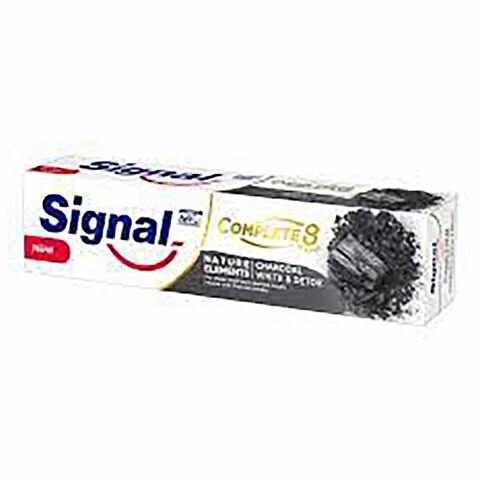 Signal Complete 8 Toothpaste with Charcoal - 50 Ml Online | Carrefour Egypt
